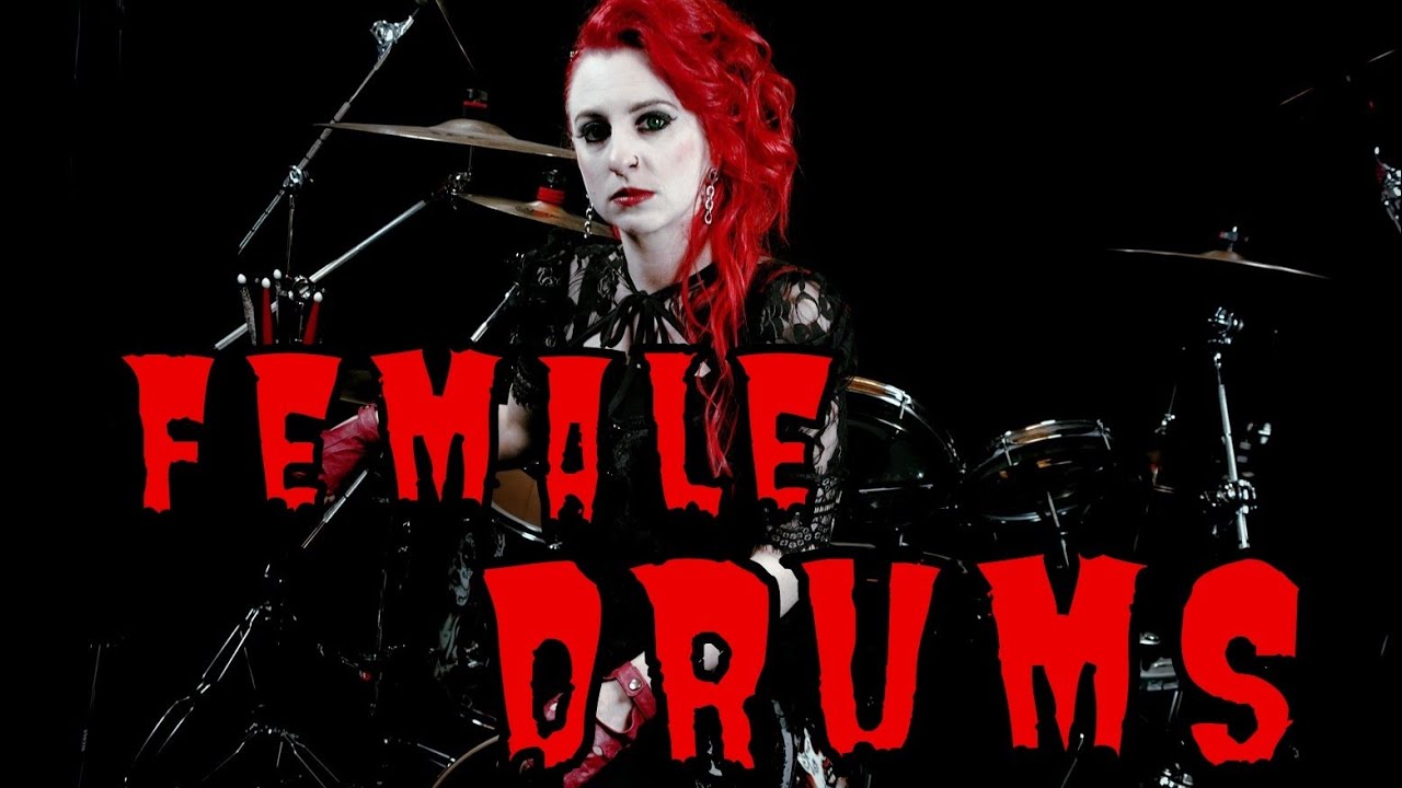 #1 FEMALE Drum Solo [Dark Gothic] - YouTube