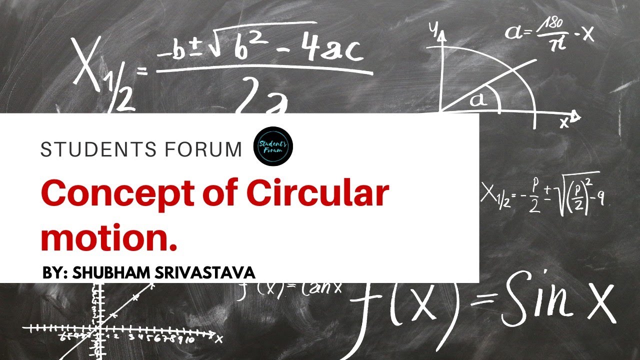 Concept of Circular motion | Distance, Displacement, Velocity and ...