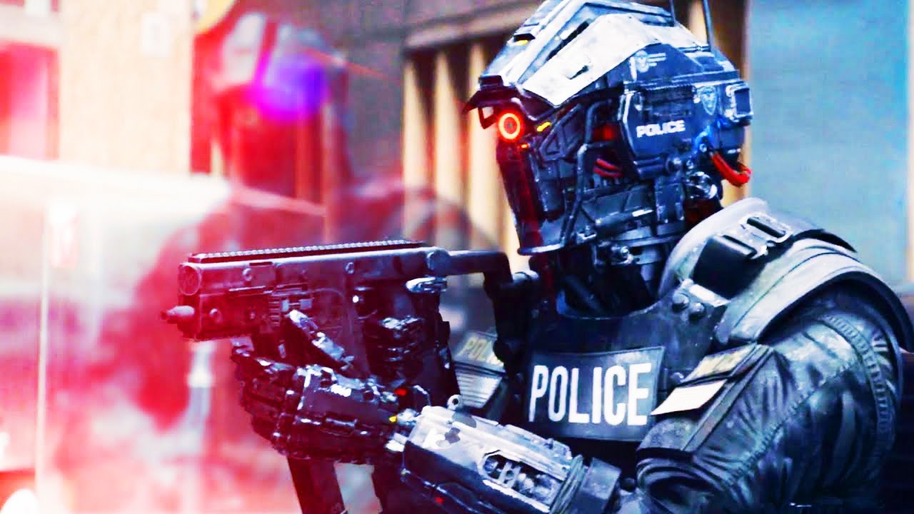 In The Future, A Robotic Police Hunts Super Humans - YouTube