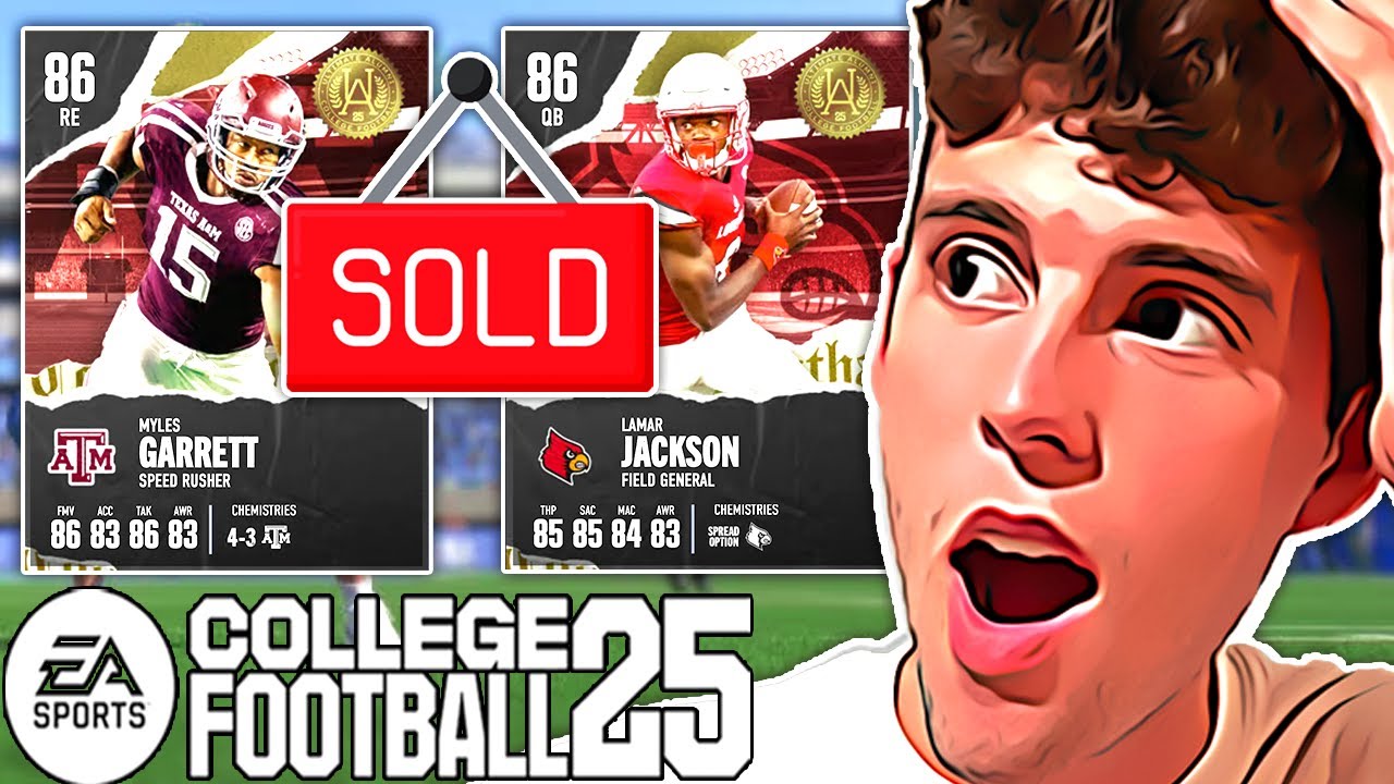 YOU NEED TO SELL THESE CARDS NOW IN COLLEGE FOOTBALL 25 ULTIMATE TEAM ...