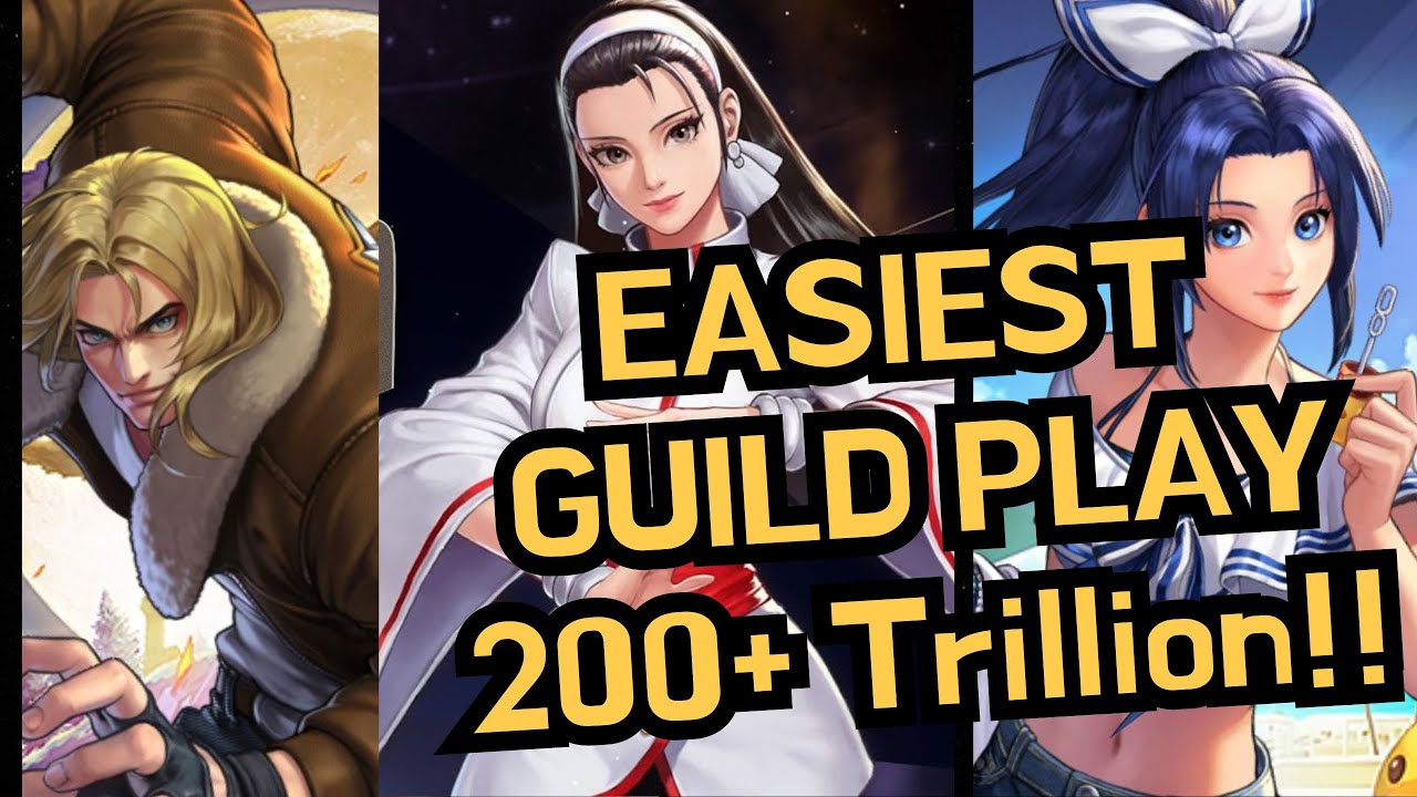 EASIEST GUILD RAID UE TERRY MAKI EX KASUMI | The King of Fighters All ...