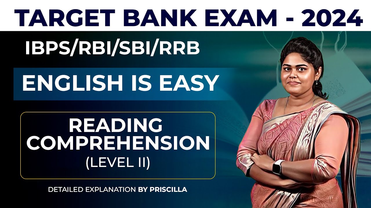Target Bank Exams | IBPS/RBI/SBI/RRB 2024 | Reading Comprehension ...