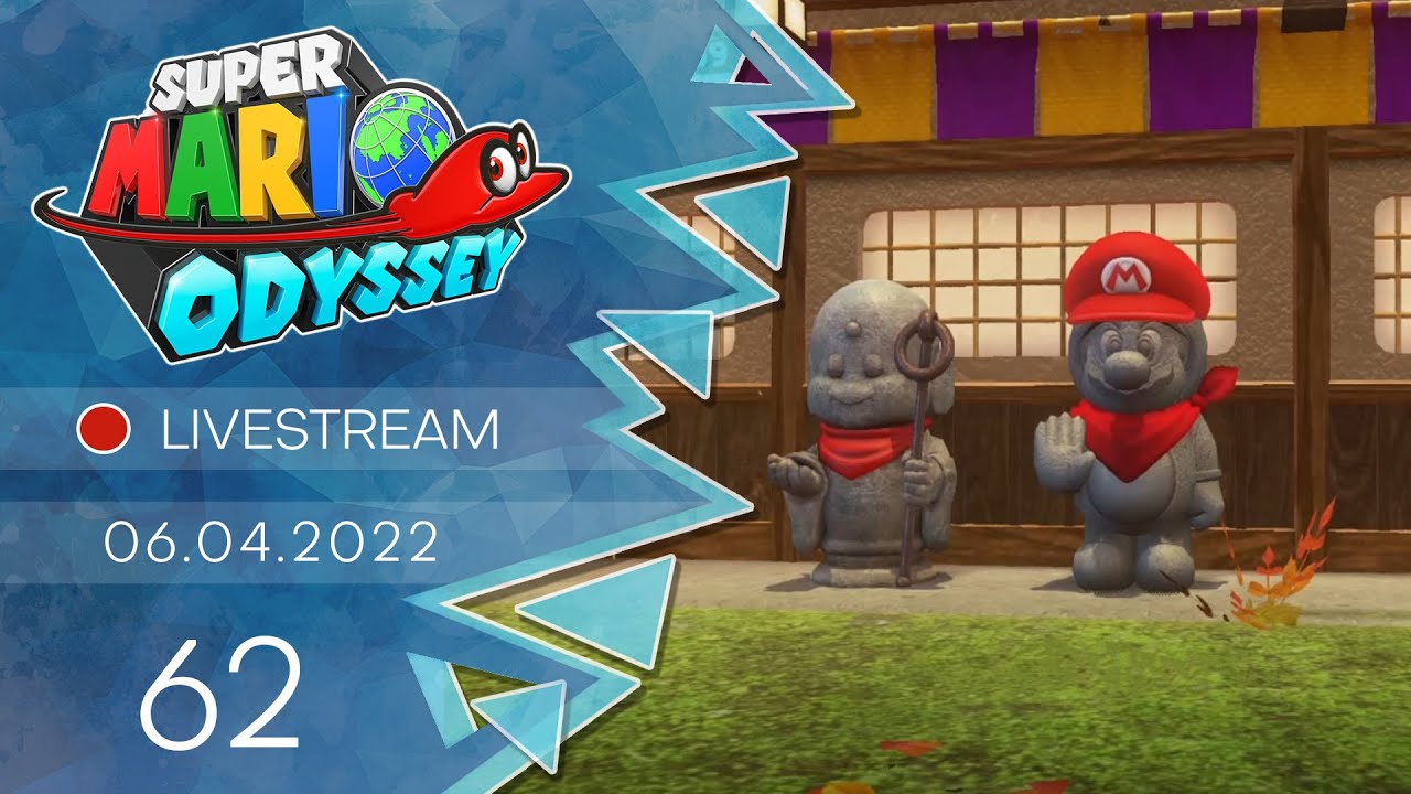 Super Mario Odyssey [Livestream/Blind] - #62 - Spaßige Rätsel | mit Jan ...
