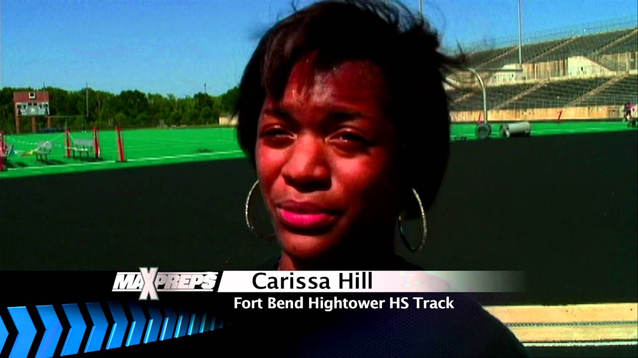 Fort Bend Track Athlete Carissa Hill - YouTube