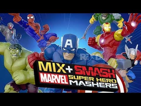Marvel Mix+Smasher Super Hero Masher All Super Moves |Part 2| - YouTube