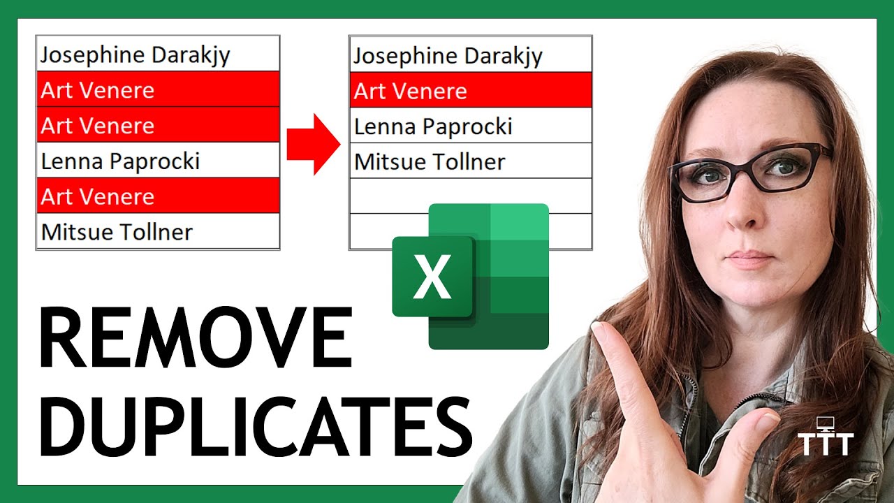 How To Remove Duplicates In Microsoft Excel | Quick And Easy - Youtube