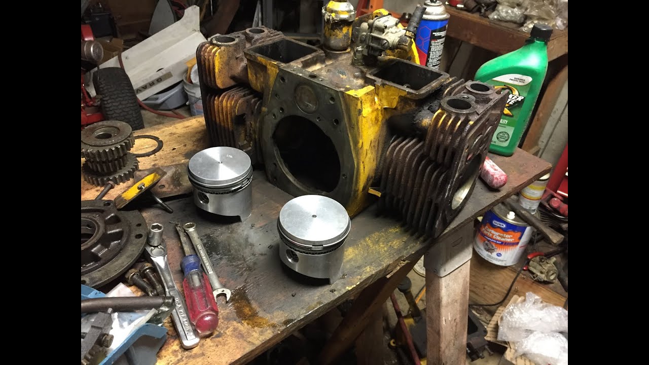 Gravely 450 Onan CCKA Rebuild Part 2 - Piston Rod and Bearing Cap ...
