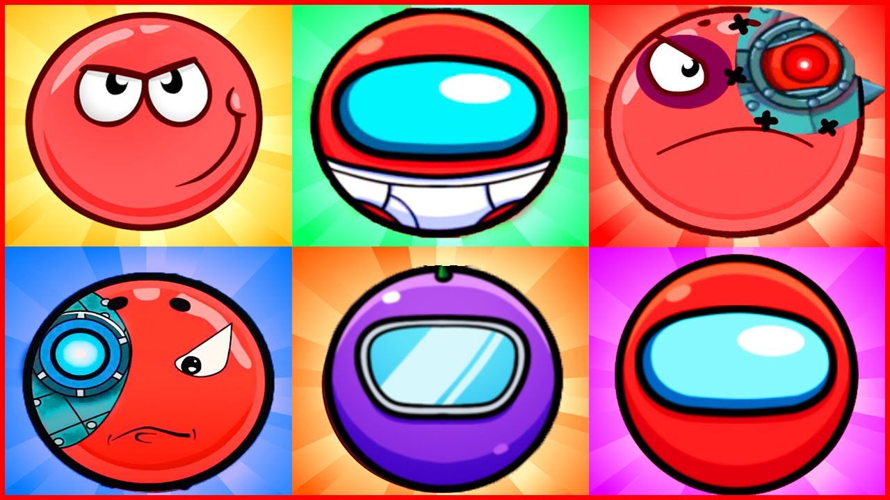 Girl playing. New mod among us game about red ball 4. - YouTube