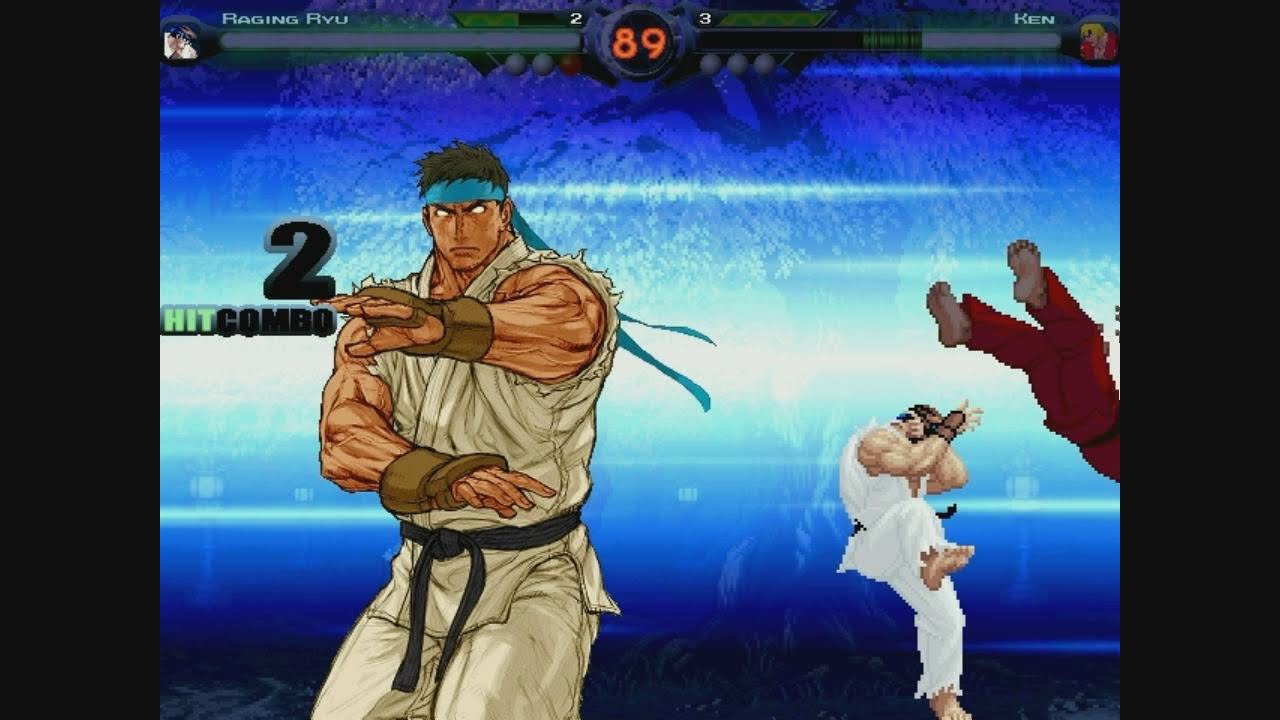 Mugen Raging Ryu gameplay by KingKong_Cihan - YouTube