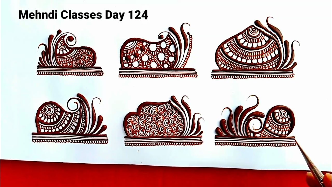 Mehndi Classes Day 124!! Easy And Simple Paisley Mehndi Designs ...