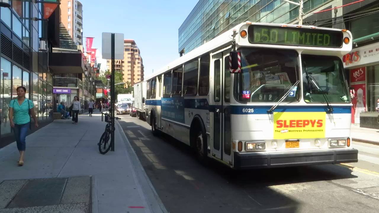 MTA Bus Special: Flushing bound Orion V 6025 Q50 LTD at Prince St ...