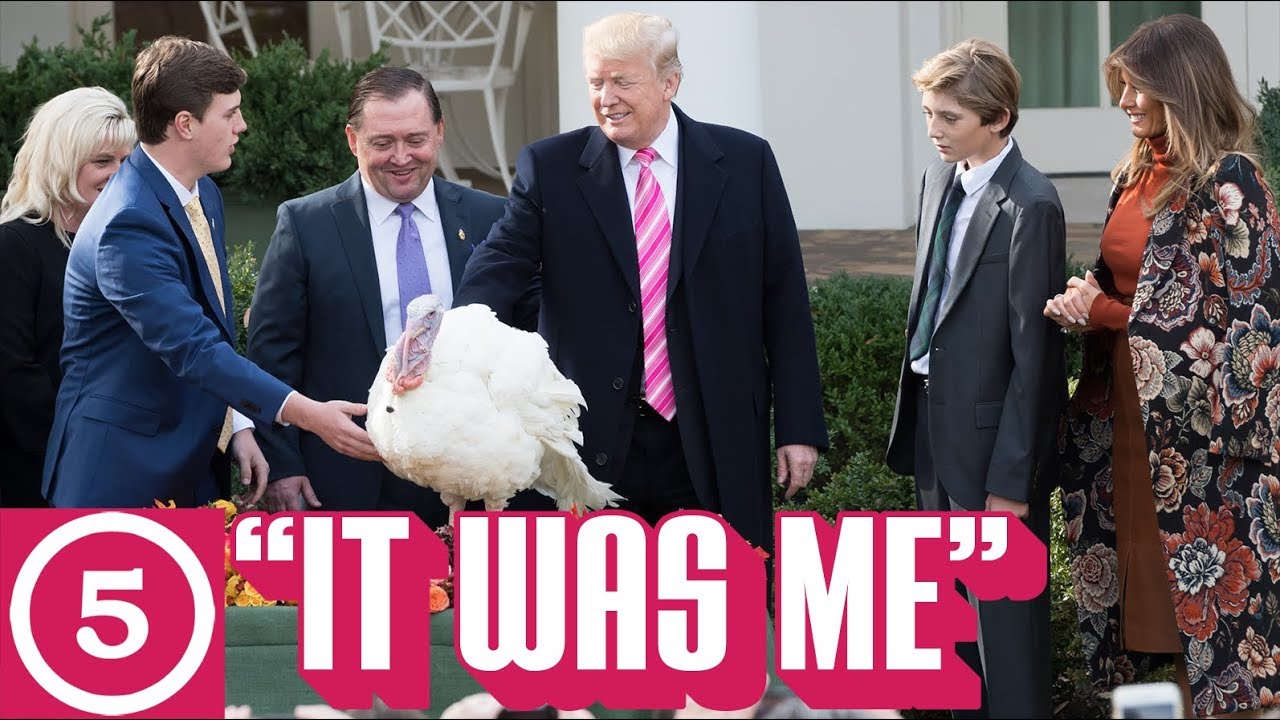 [Donald Trump] It Was Me | Trump Take 5 November 23, 2017 ...