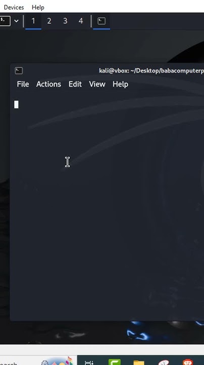 dash file (-) in kali linux, how to - YouTube
