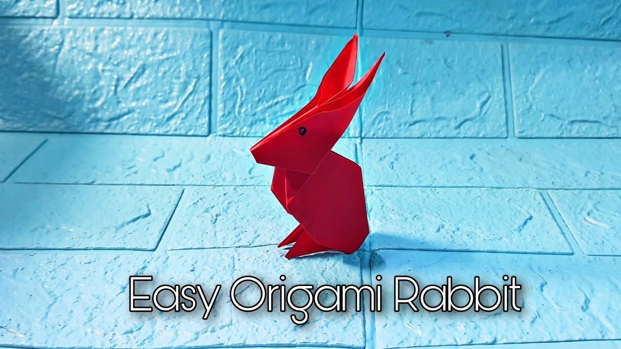 How To Make An Origami Rabbit | Easy Instruction Origami Paper Rabbit ...
