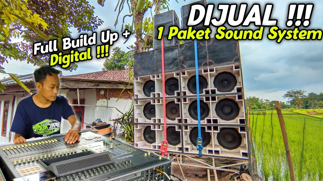 1 Paket Lengkap Sound System Dijual Full Build Up + Digital || LBR ...
