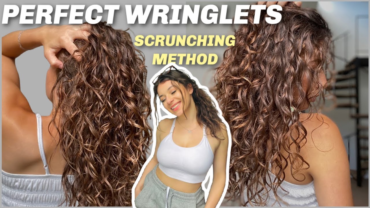 CURLY HAIR ROUTINE: how to use the scrunching method for perfect curls ...