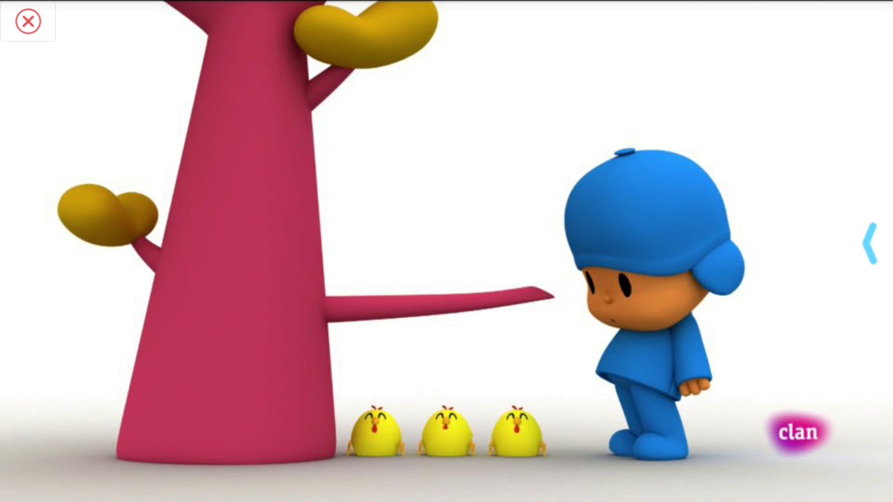 Pocoyó ( Montando el Pollo ) Castellano - YouTube