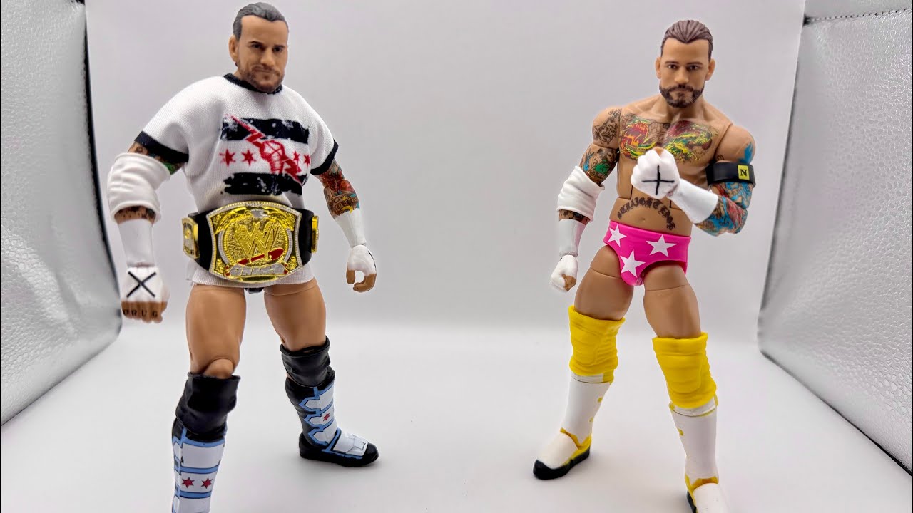 WWE Mattel CM Punk Ultimate Edition & CM Punk Elite 113 Unboxing/Review ...