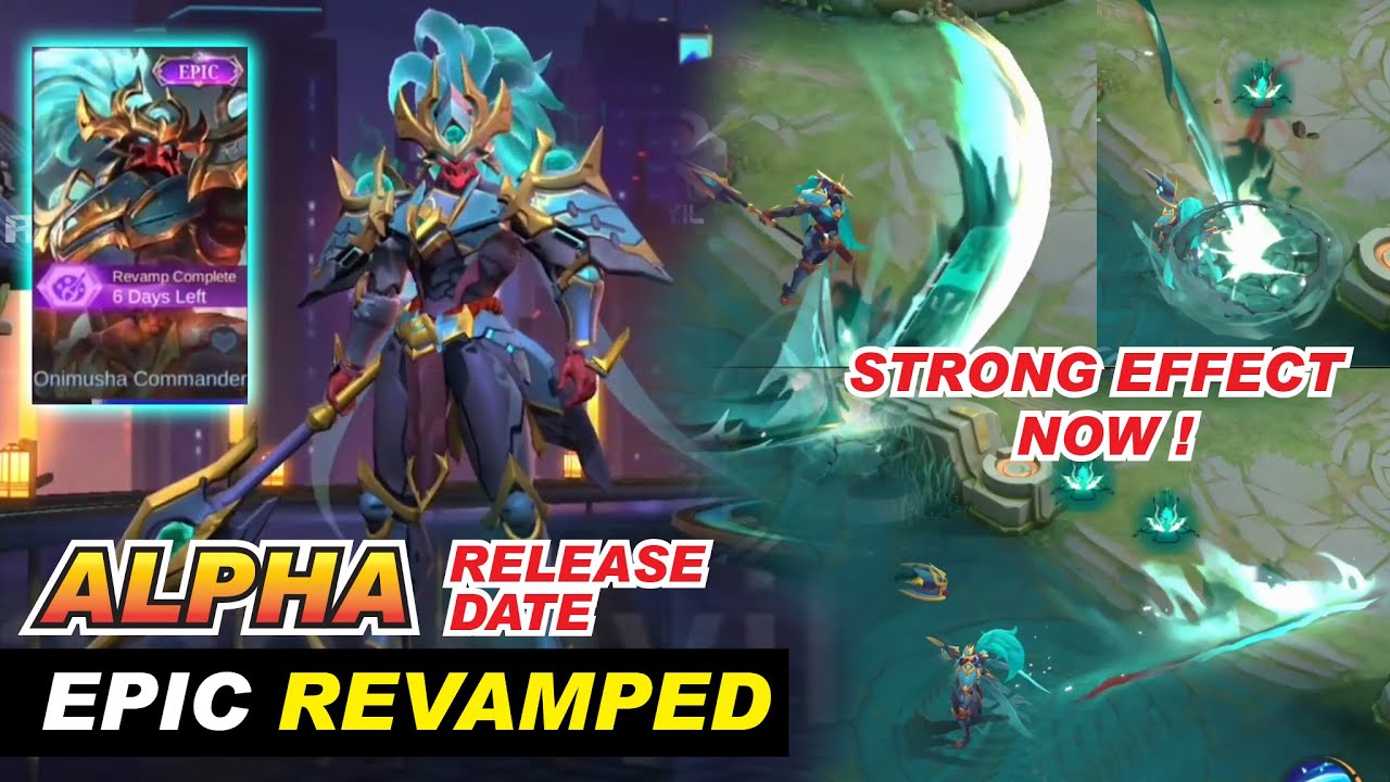 Revamp Alpha Epic SKin ( Onimusha Commander ) Release Date | Upcoming ...