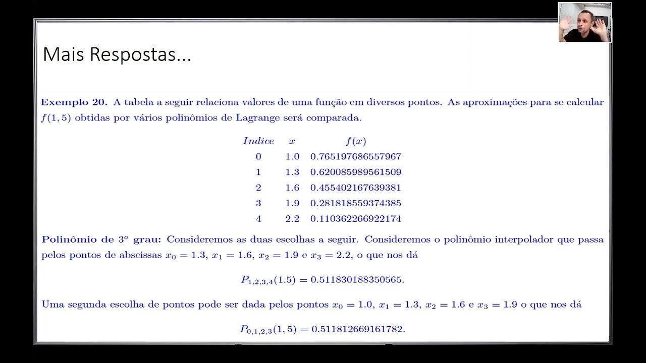 Aula 7.4: Estudo do Erro na Interpolação em Um Caso Particular (CNT ...