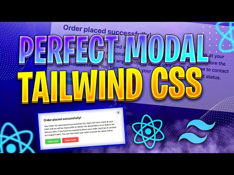 Create the PERFECT modal using Tailwind CSS! #reactjs #tailwindcss ...