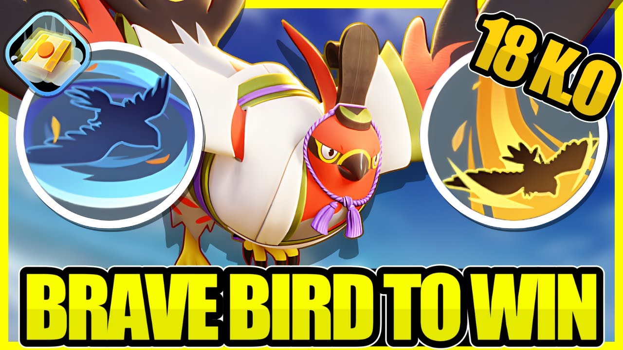 Win all RANKED GAMES using Talonflame's BRAVE BIRD | 18 K.O | Pokemon ...
