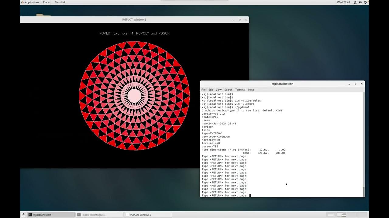 pgplot window issue - YouTube