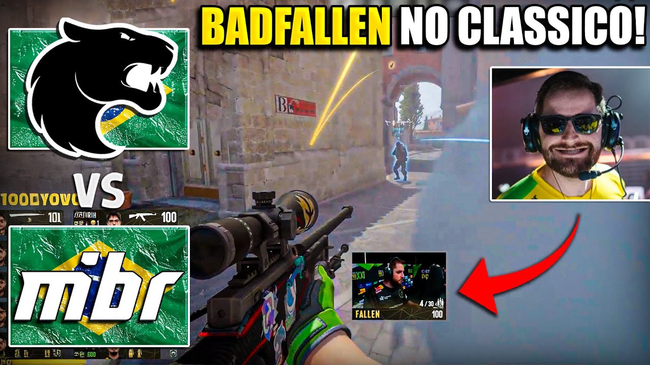 FALLEN DEU AULA NO CLASSICO! 🔥 MIBR vs FURIA - ESL Pro League S21 ...