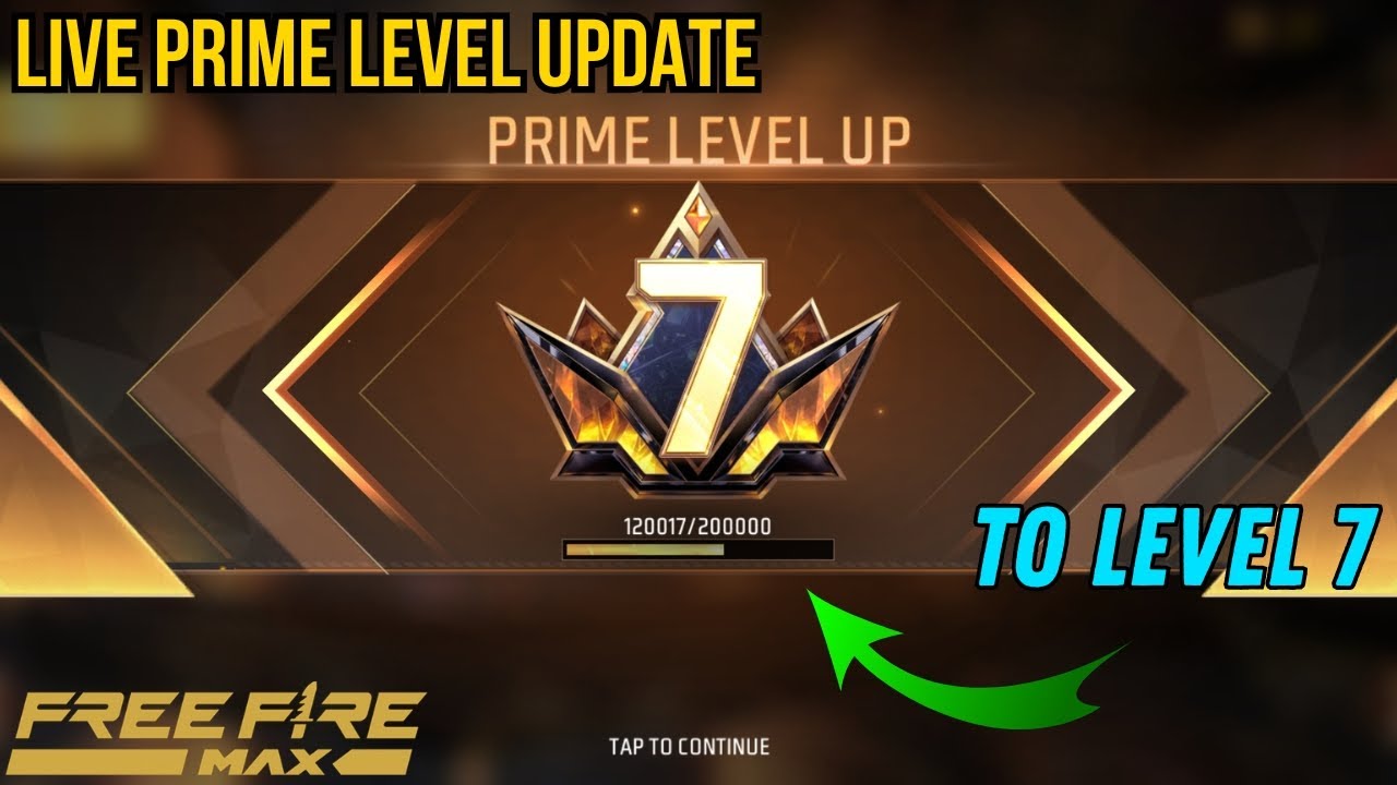 Free Fire Prime Level Upgrade | Free Fire Prime Level | Live Prime ...