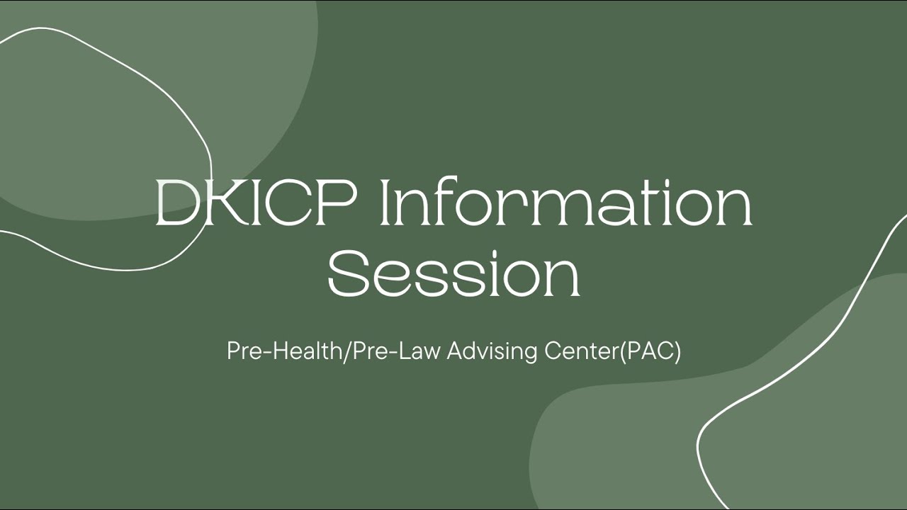 DKICP Info Session - YouTube
