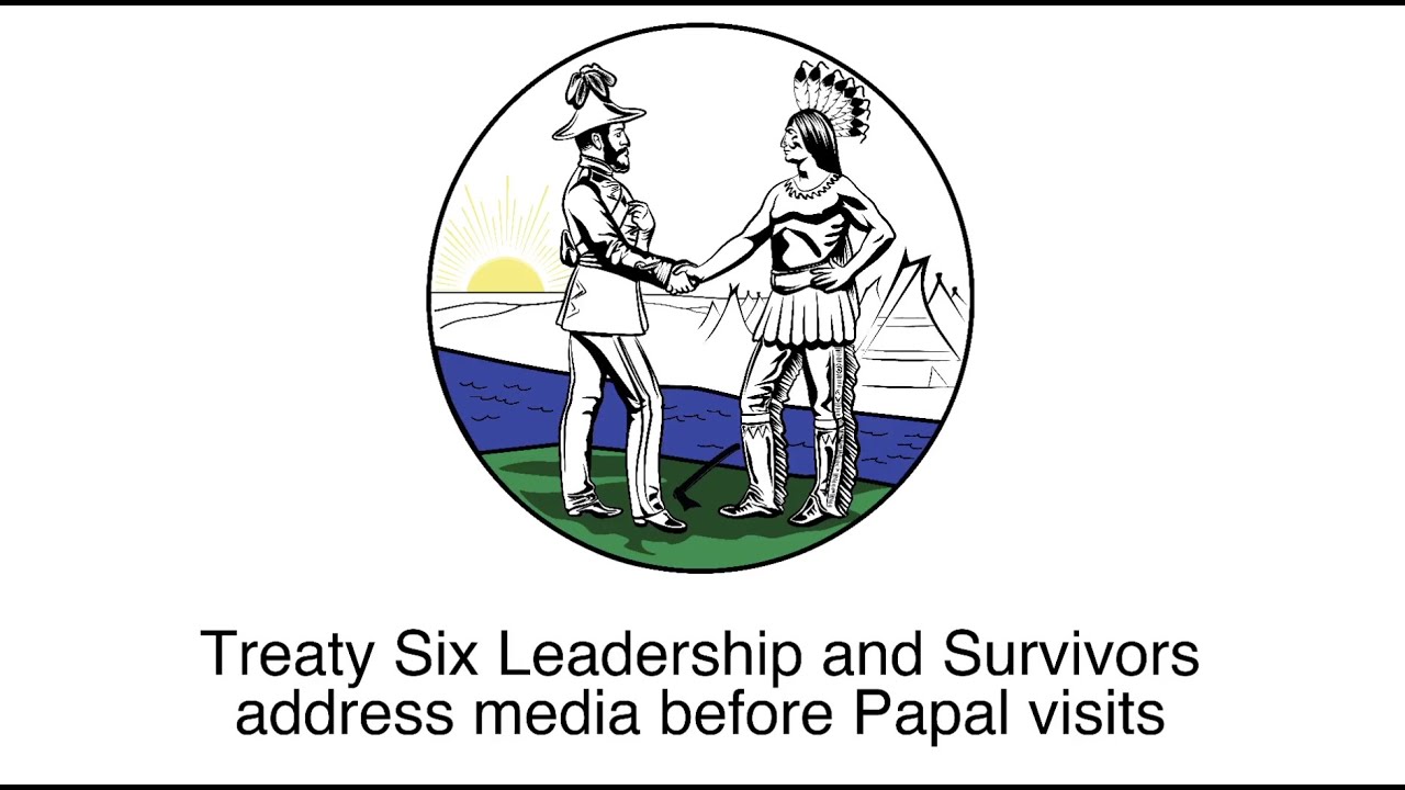 Treaty Six Leadership and Survivors address media before Papal visits ...