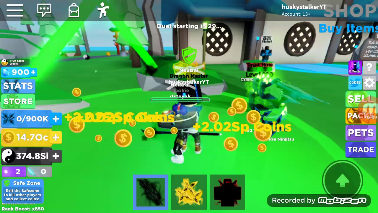 Ninja Legends Gameplay - YouTube