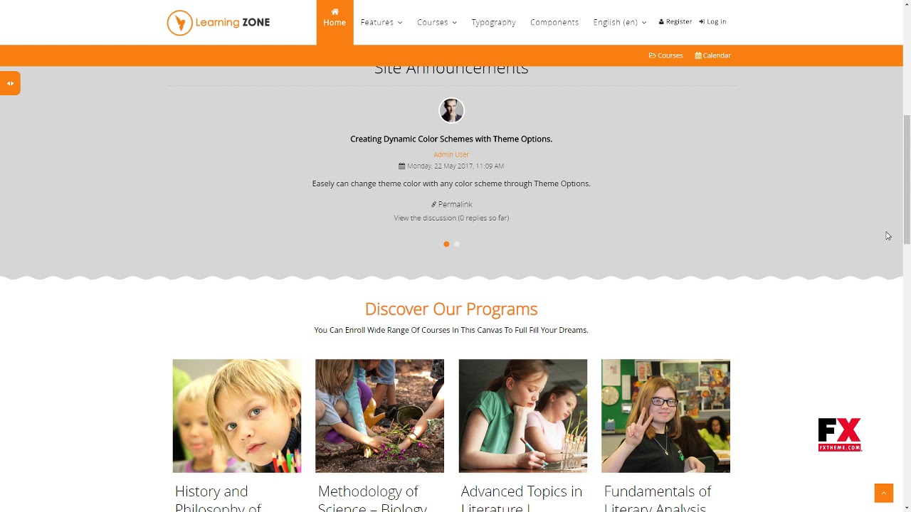 LearningZone - Responsive Moodle Theme Terance Larry - YouTube