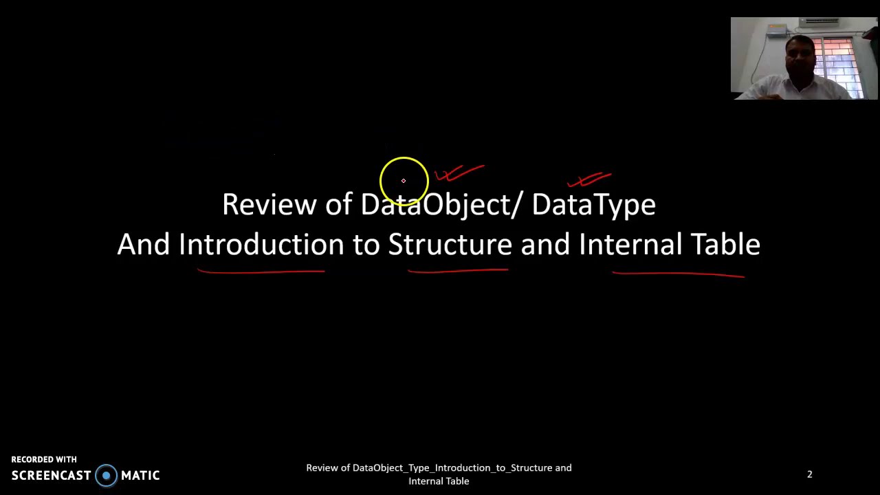 SAP_ABAP10. Review of DataObject_Type_Introduction_to_Structure and ...