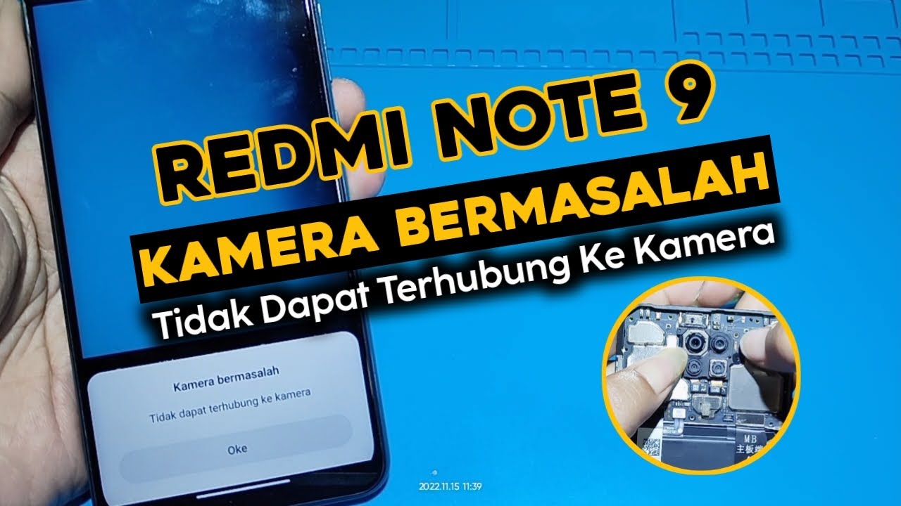 Cara Mengatasi Redmi Note 9 Kamera Bermasalah ‼️ Tidak Dapat Terhubung Ke Kamera - YouTube