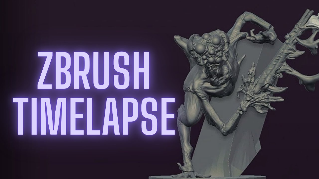 Sculpting (skullpting) an Eldritch zombie abomination on Zbrush ...