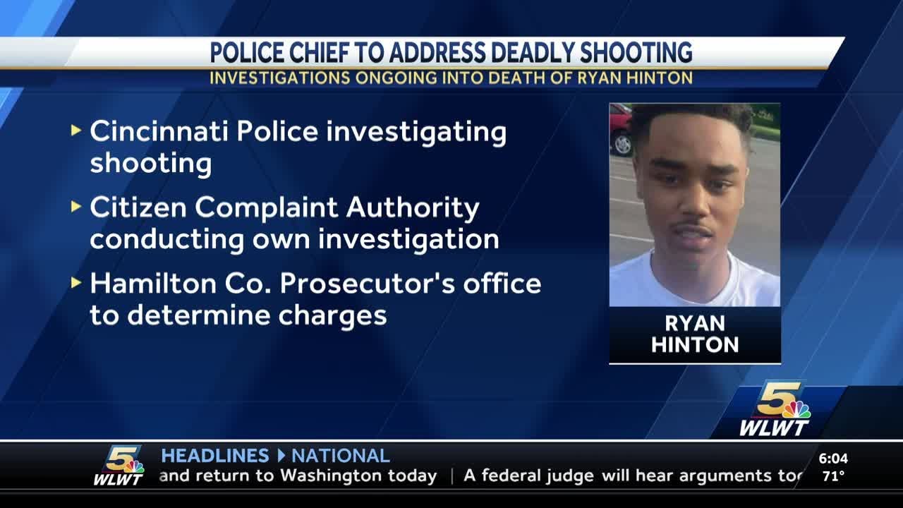 Police chief to address deadly police shooting of Ryan Hinton - YouTube