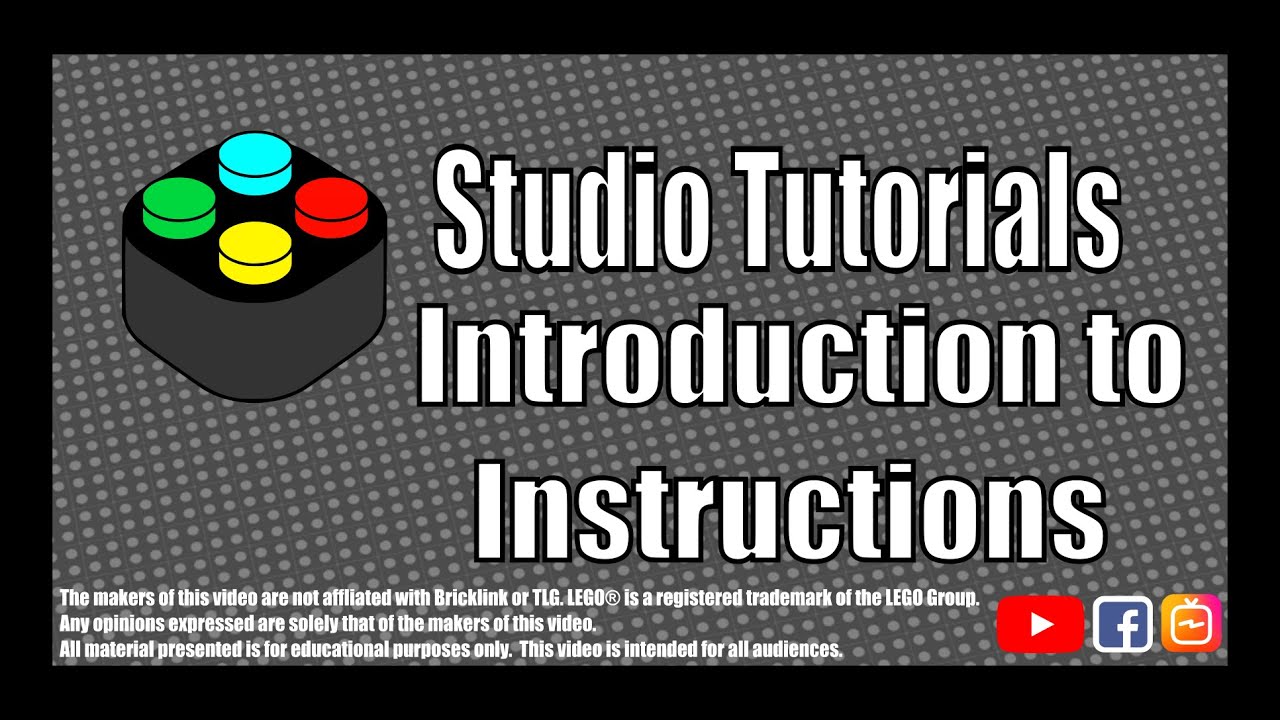 Studio Tutorials - Introduction to Instructions! Make your own digital ...