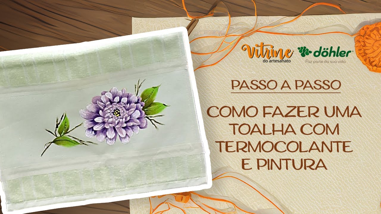 Passo a Passo - Toalha com Patch Aplique - YouTube