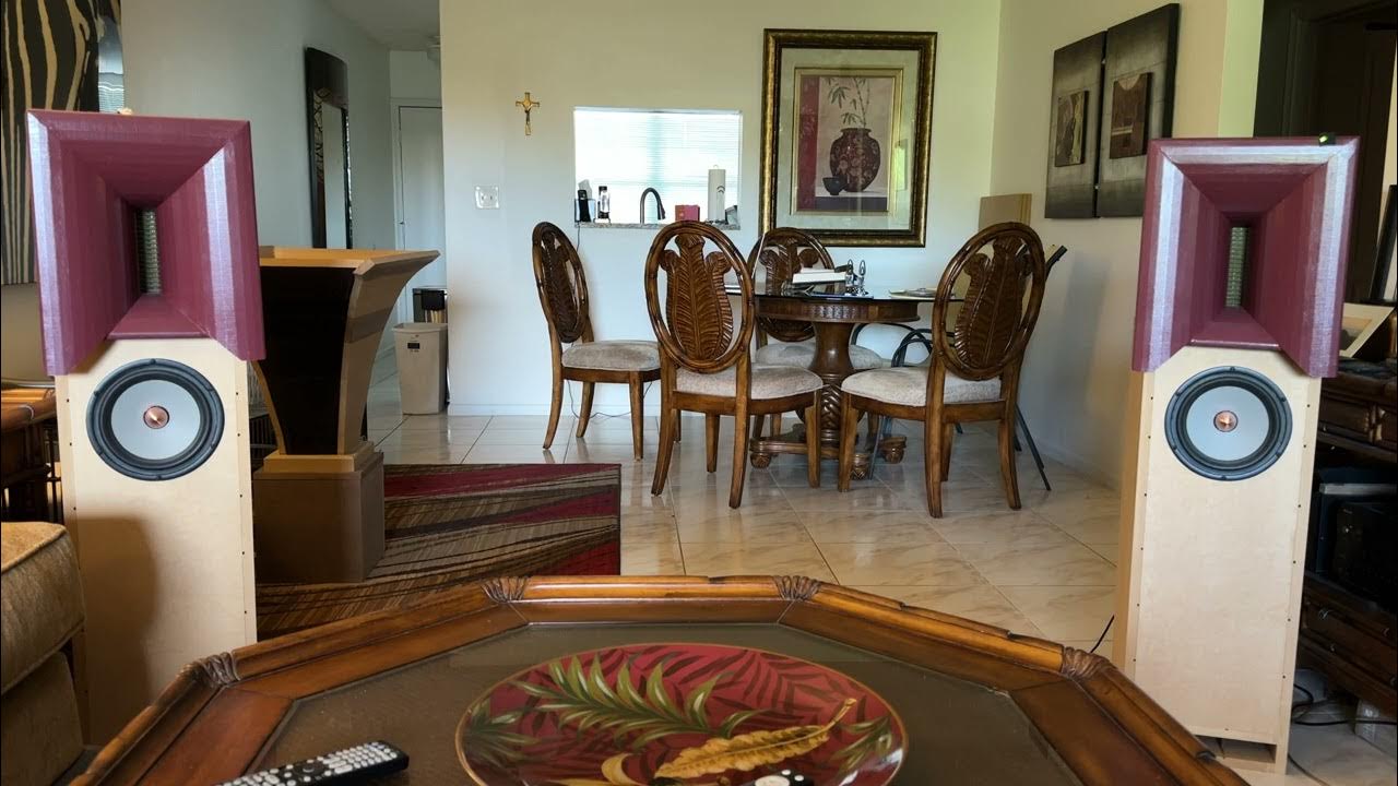 Custom DIY Horn Speaker Presentation - YouTube