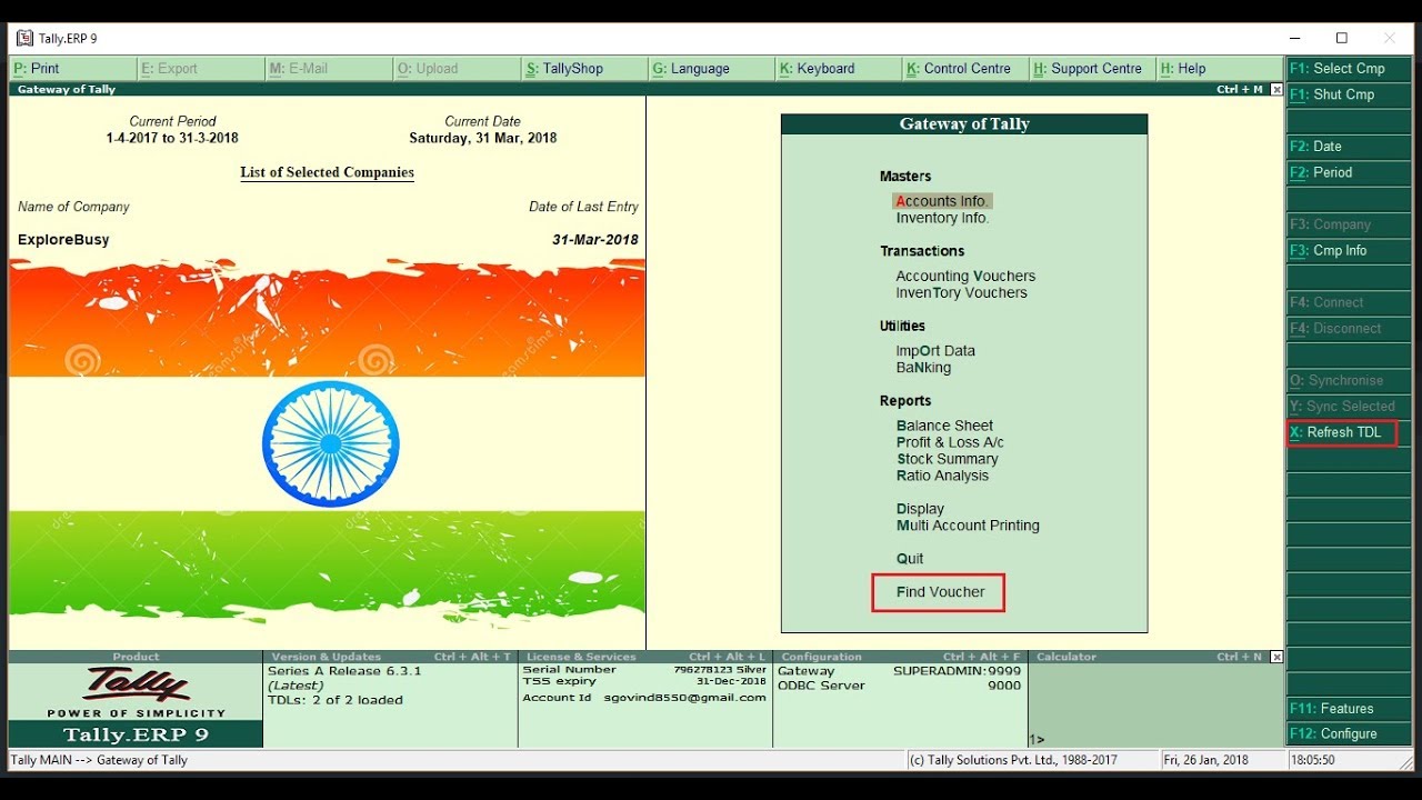 Tally TDL One Plus One [Republic Day Celebration] - YouTube