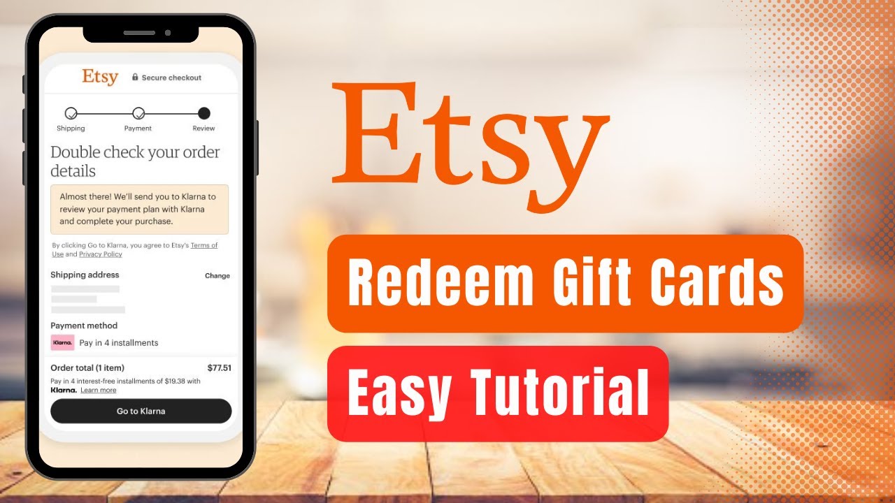 How to Redeem Gift Card on Etsy ! - YouTube