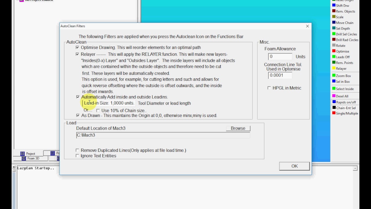mach3 + lazycam Najížděcí řezy - YouTube