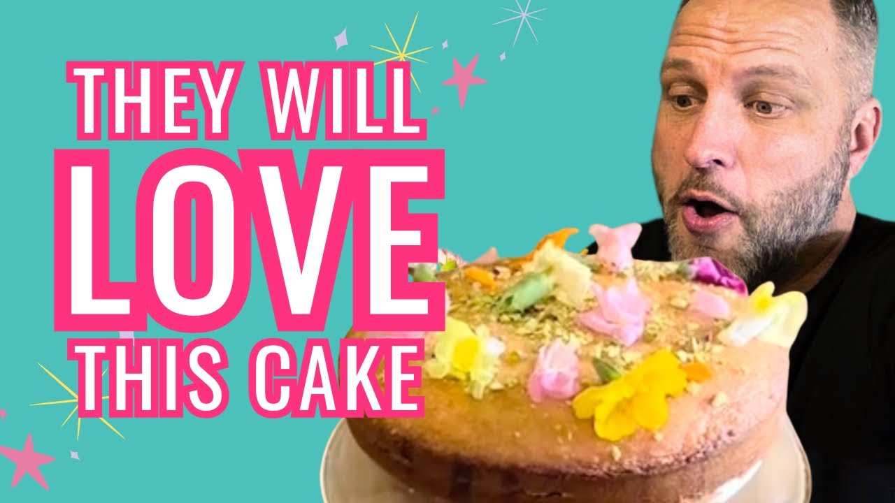 Easter Cake with Pistachio and an unexpected ingredient 🌷 - YouTube