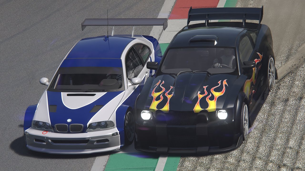 BMW M3 GTR (E46) vs Ford Mustang GT (Razor) | Need For Speed: Most ...