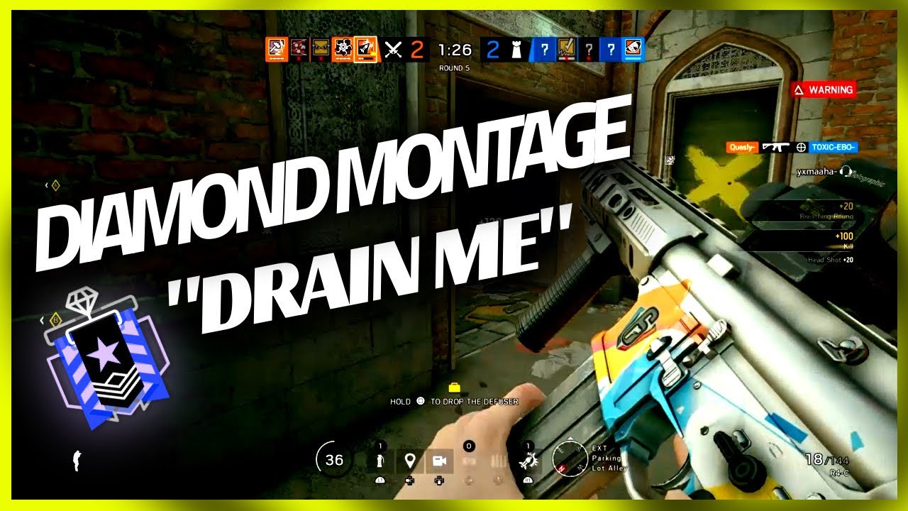 Rainbow Six Siege Diamond Montage (R6 Console Diamond highlights) - YouTube
