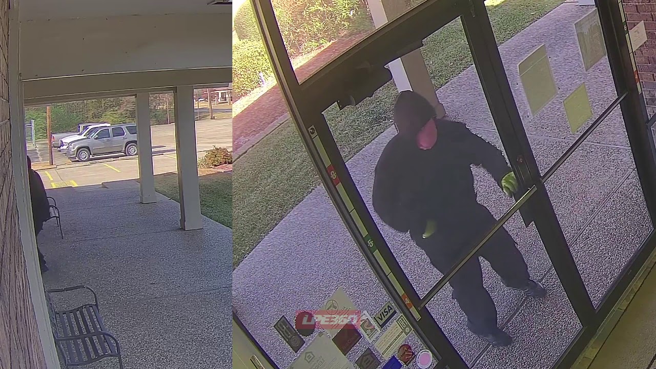 Thief falls many times when escaping robbery - YouTube