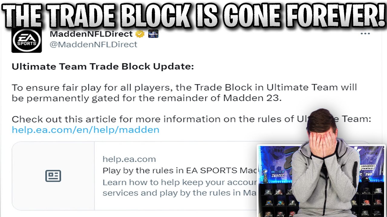 THE TRADE BLOCK IS GONE FOREVER! TRADE BLOCK UPDATE! | MADDEN 23 ...