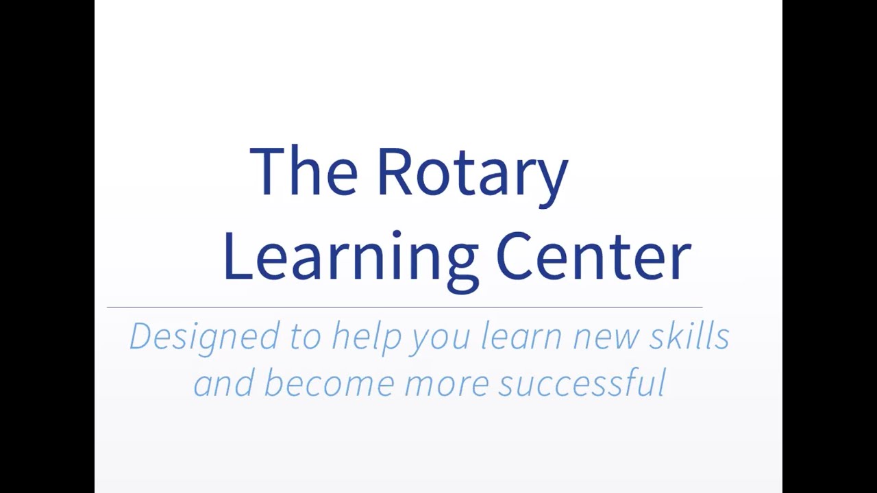 Rotary Learning Center (Hewitt & Erickson) - YouTube