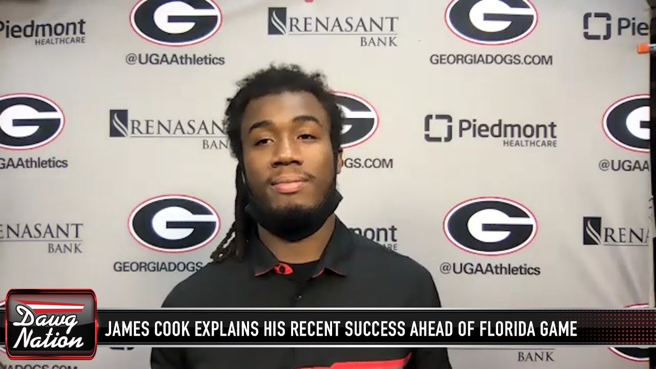 Georgia RB James Cook discusses his role in the offense - YouTube
